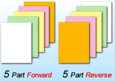 5 Part Carbonless Forms | Custom Printed 5 Part NCR Forms