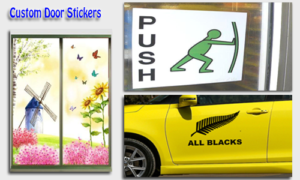 Custom Door Stickers – Give Your Marketing Techniques a New Look
