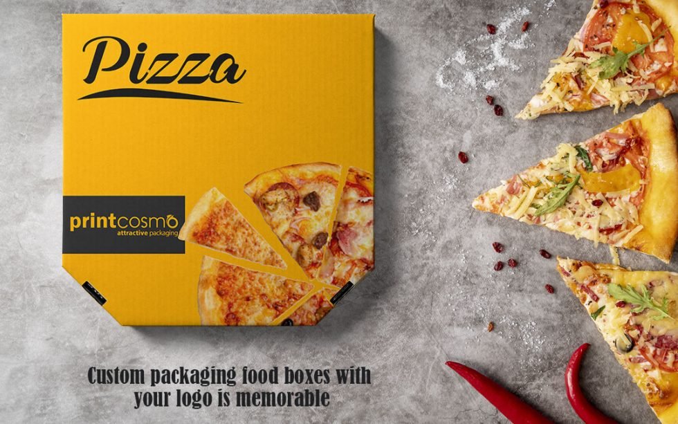 Custom food boxes with a logo | Creative Design for Change | Print Cosmo